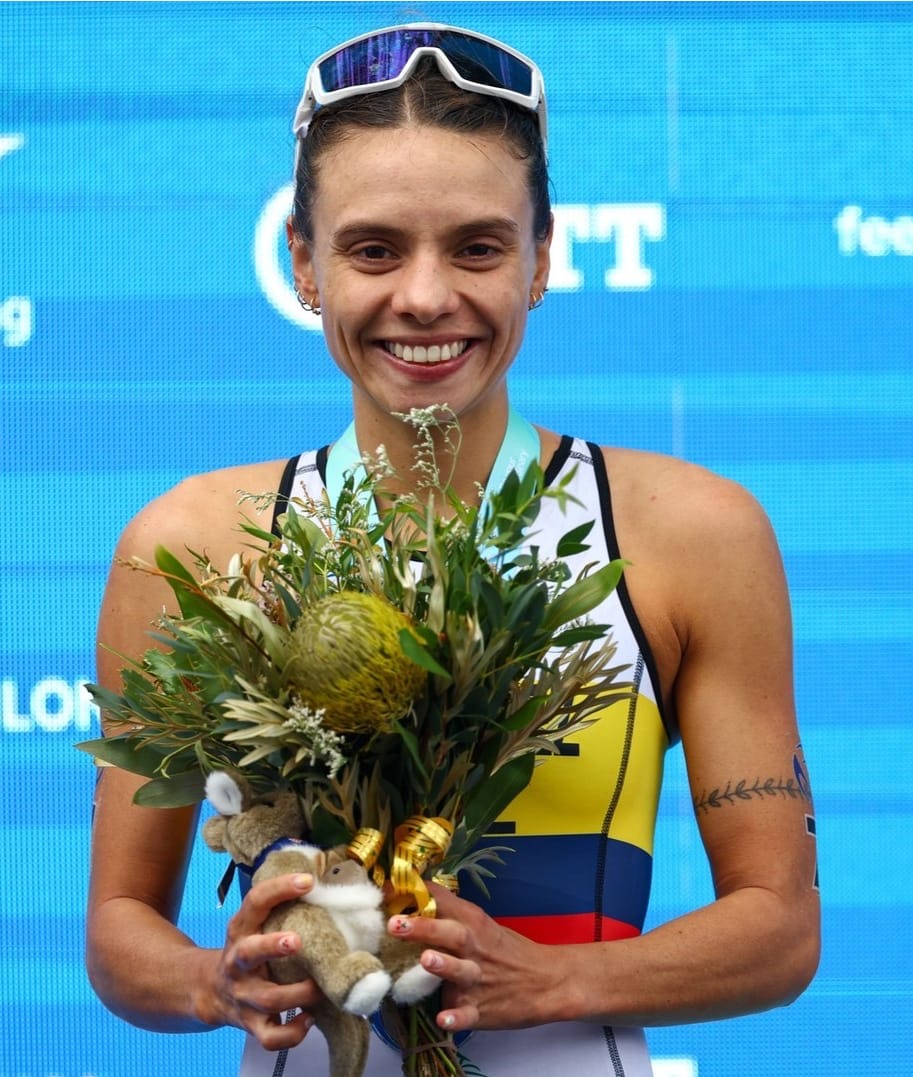 María Carolina Velásquez, triatleta apoyada por la Gobernación de ...