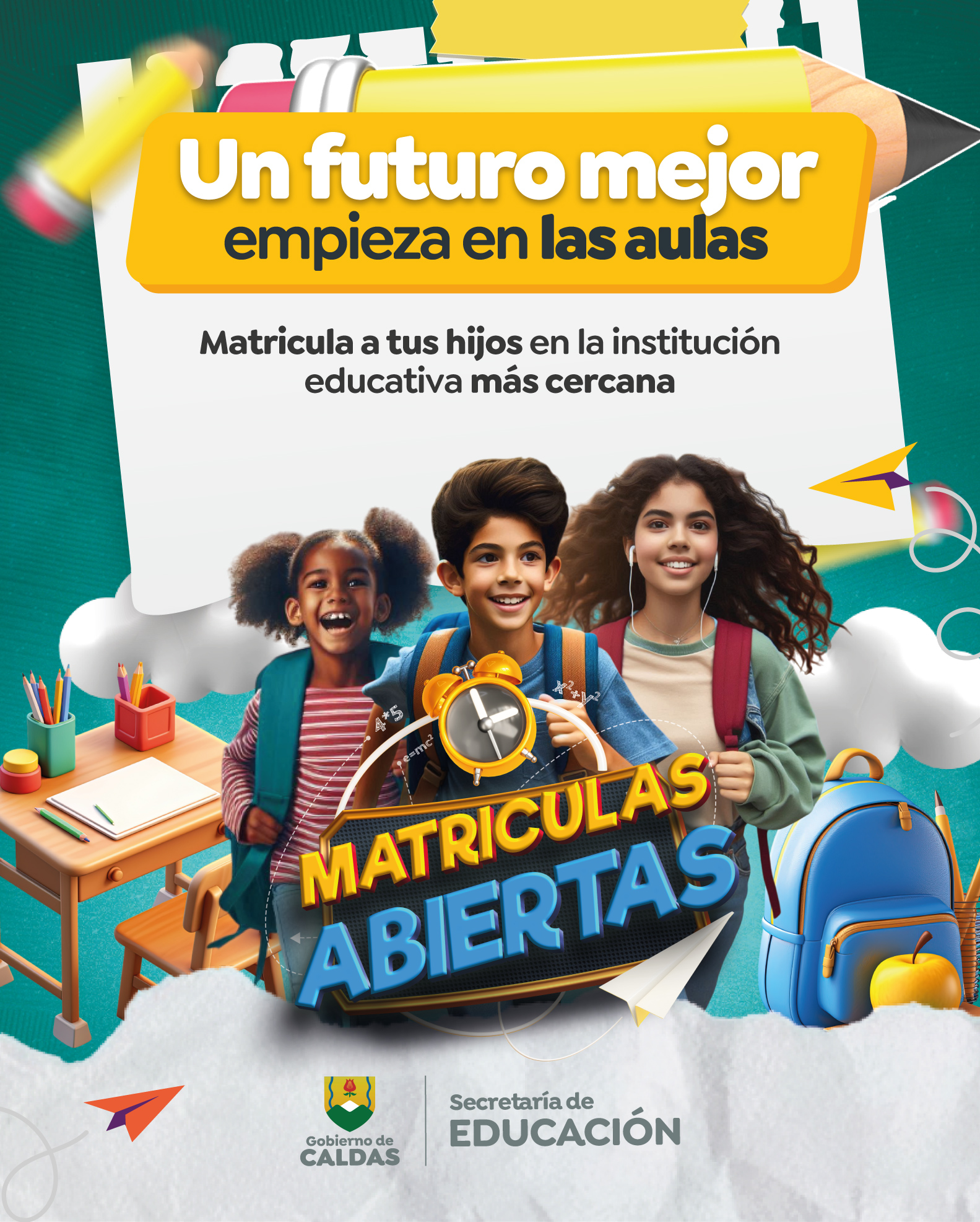 Se reabren las matrículas en las instituciones educativas oficiales de ...